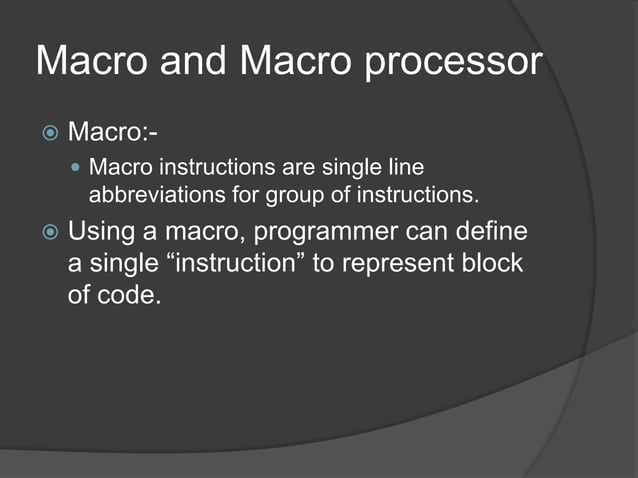 System Programming Unit II | PPTX