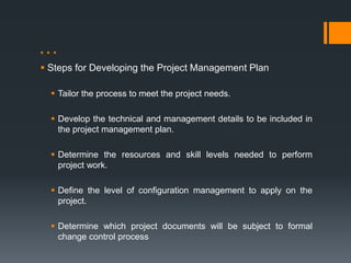 Planning and Resourcing a Project | PPSX