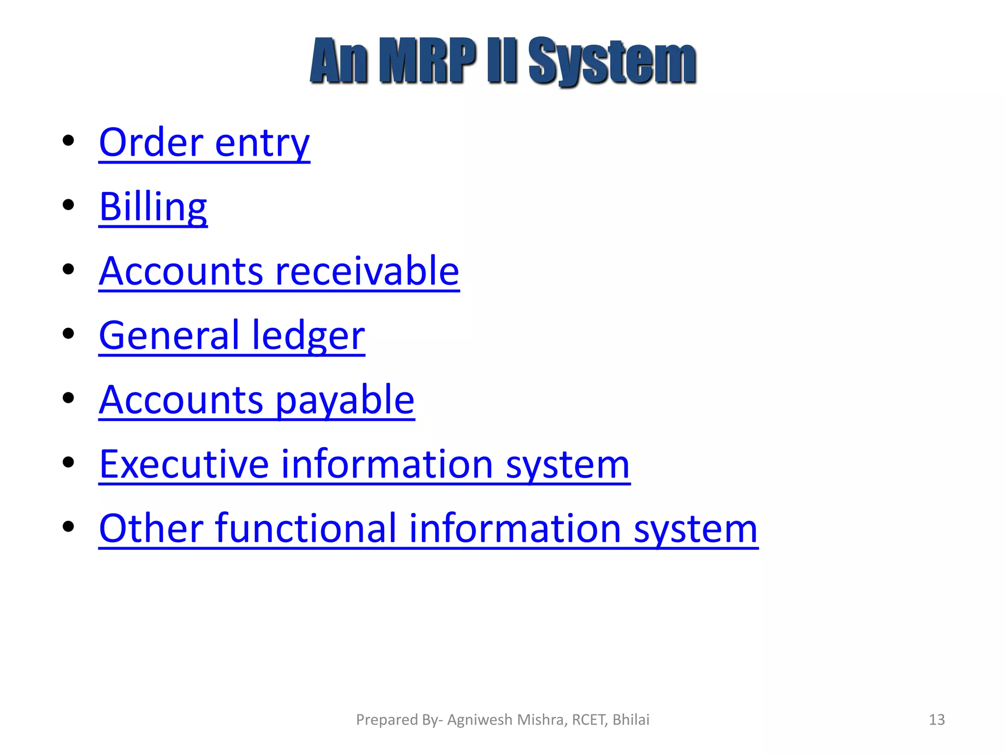 Enterprise Resource Planning(ERP) Unit – ii | PDF | Business Accounting & Finance | Business