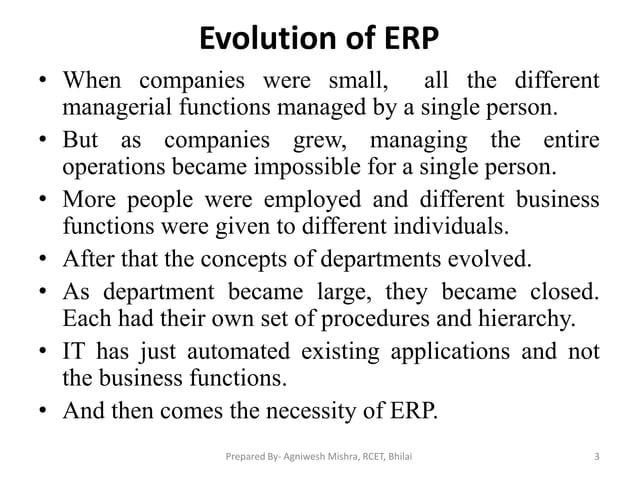 Enterprise Resource Planning(ERP) Unit – ii | PDF | Business Accounting & Finance | Business