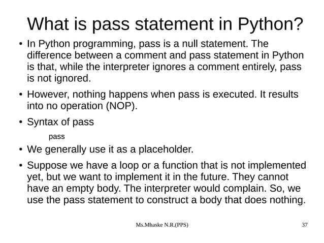 basic of desicion control statement in python | PDF | Programming Languages | Computing