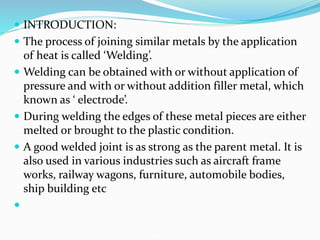 Unit ii JOINING PROCESSES | PPT