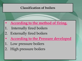Boilers ,Types ,Construction and Working | PDF
