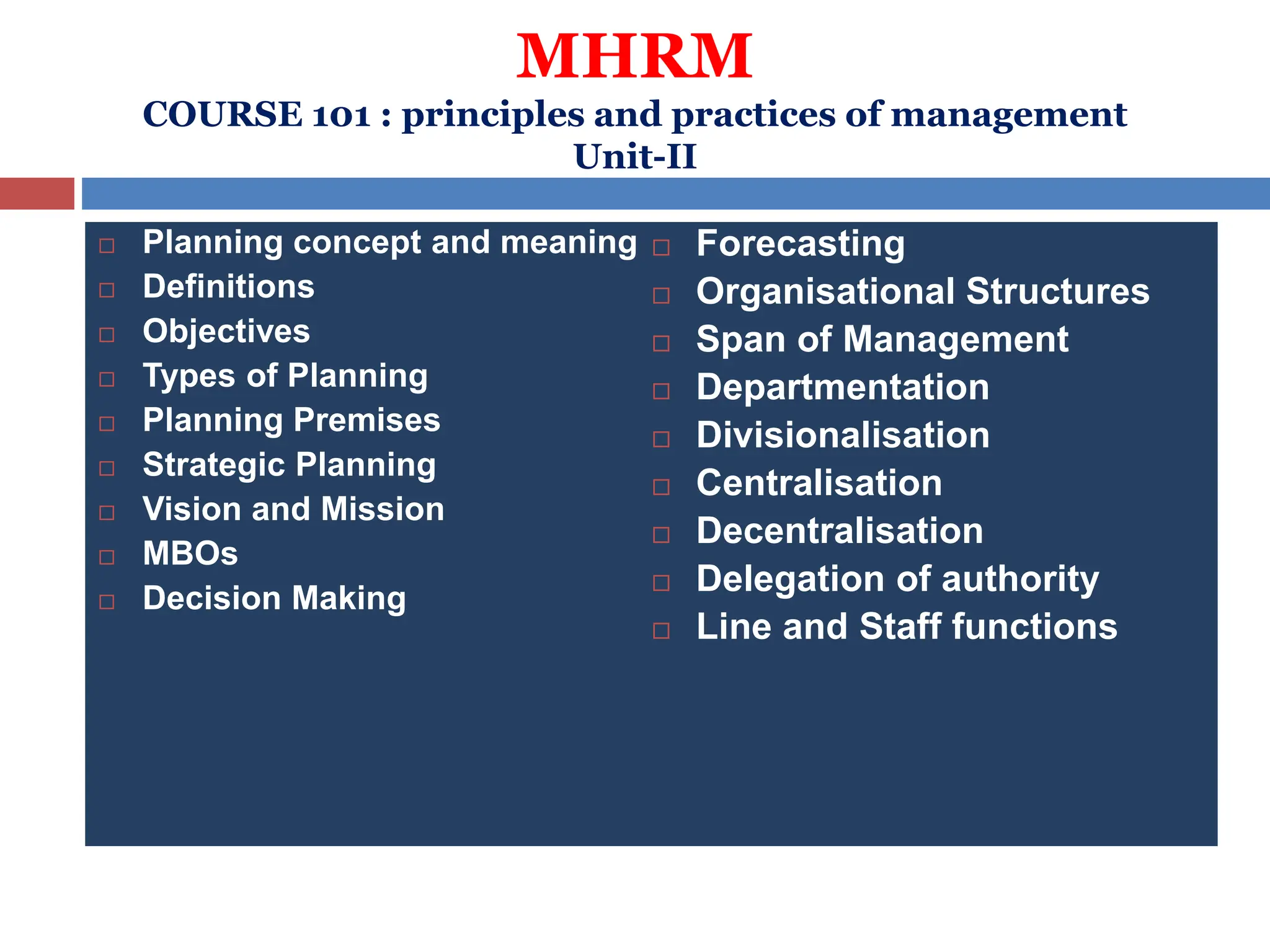 Principles and Practices of Management unit-ii.pptx