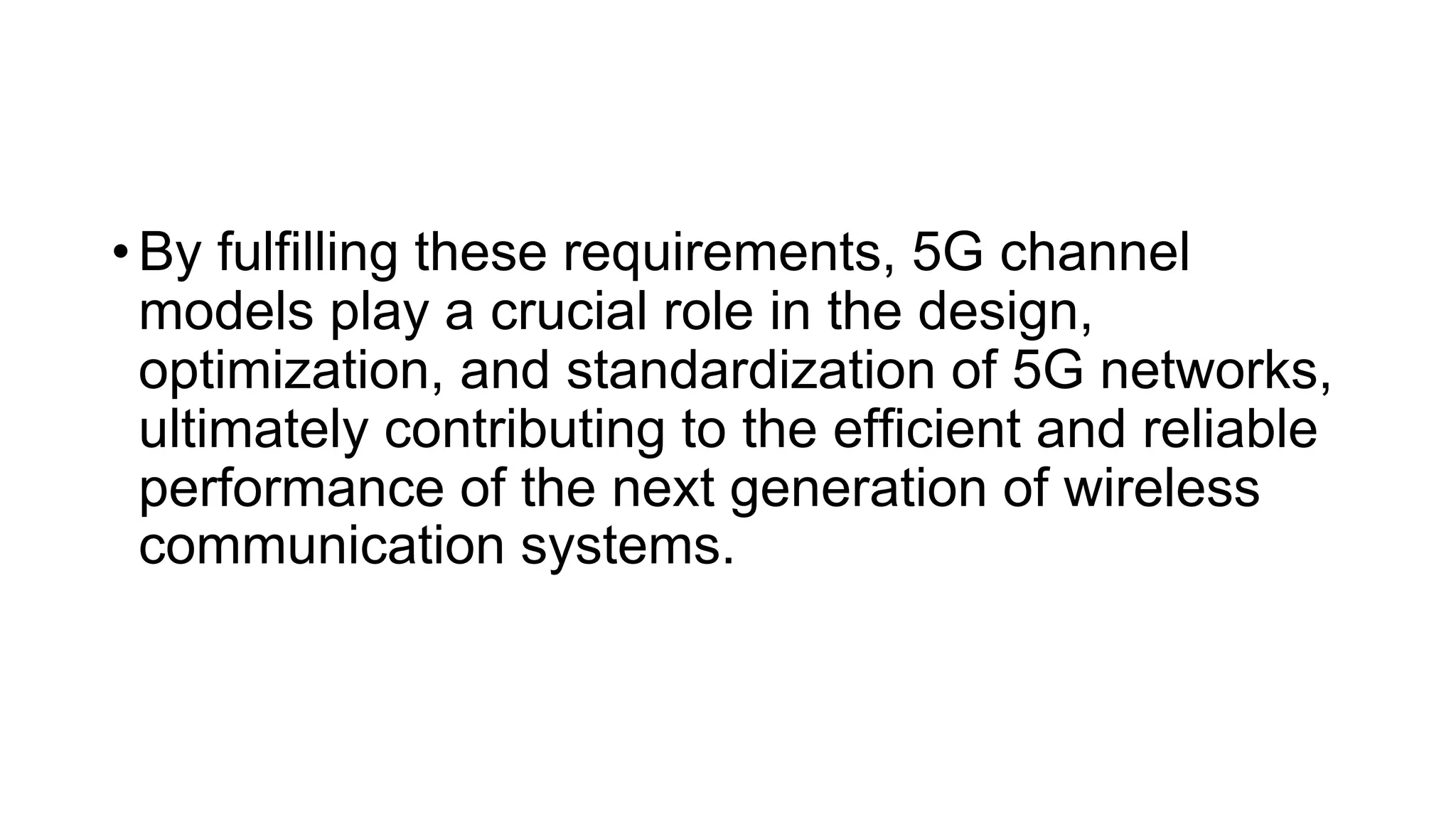 UNIT - II.5g technologies wireless propogation channels | PPTX