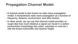 UNIT - II.5g technologies wireless propogation channels | PPTX