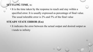 control systems - time specification domains | PPTX
