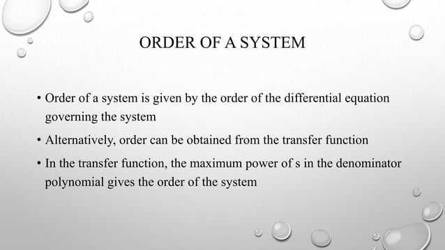 control systems - time specification domains | PPTX | Physics | Science