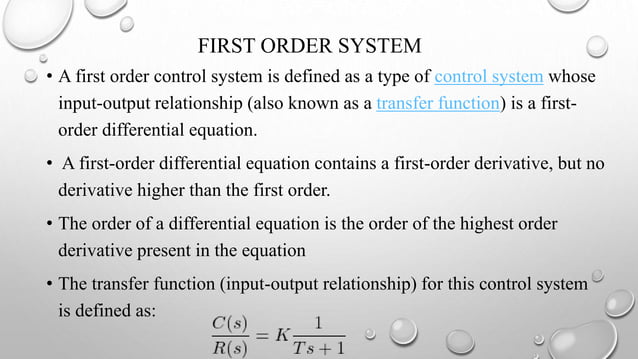 control systems - time specification domains | PPTX | Physics | Science