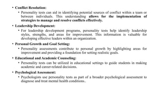 PERSONALITY DEVELOPMENT TEST - LEADERSHIP | PPTX