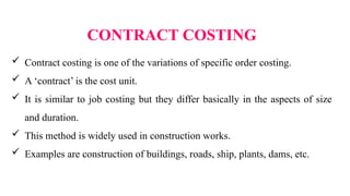UNIT - II.pptx CONTRACT COSTING UNIT-1 PPT | PPTX