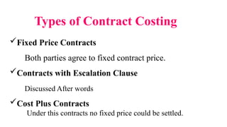 UNIT - II.pptx CONTRACT COSTING UNIT-1 PPT | PPTX