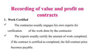 UNIT - II.pptx CONTRACT COSTING UNIT-1 PPT | PPTX