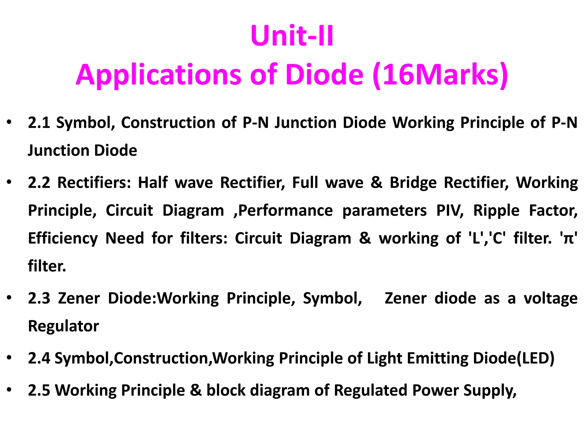 Unit-II-Applications of Diode ppt Eng.pdf