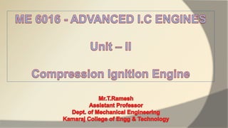 Unit ii - ci engine | PPT