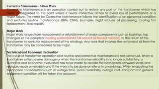 UNIT-II-MAINTENANCE OF TRANSFORMERS.pptx