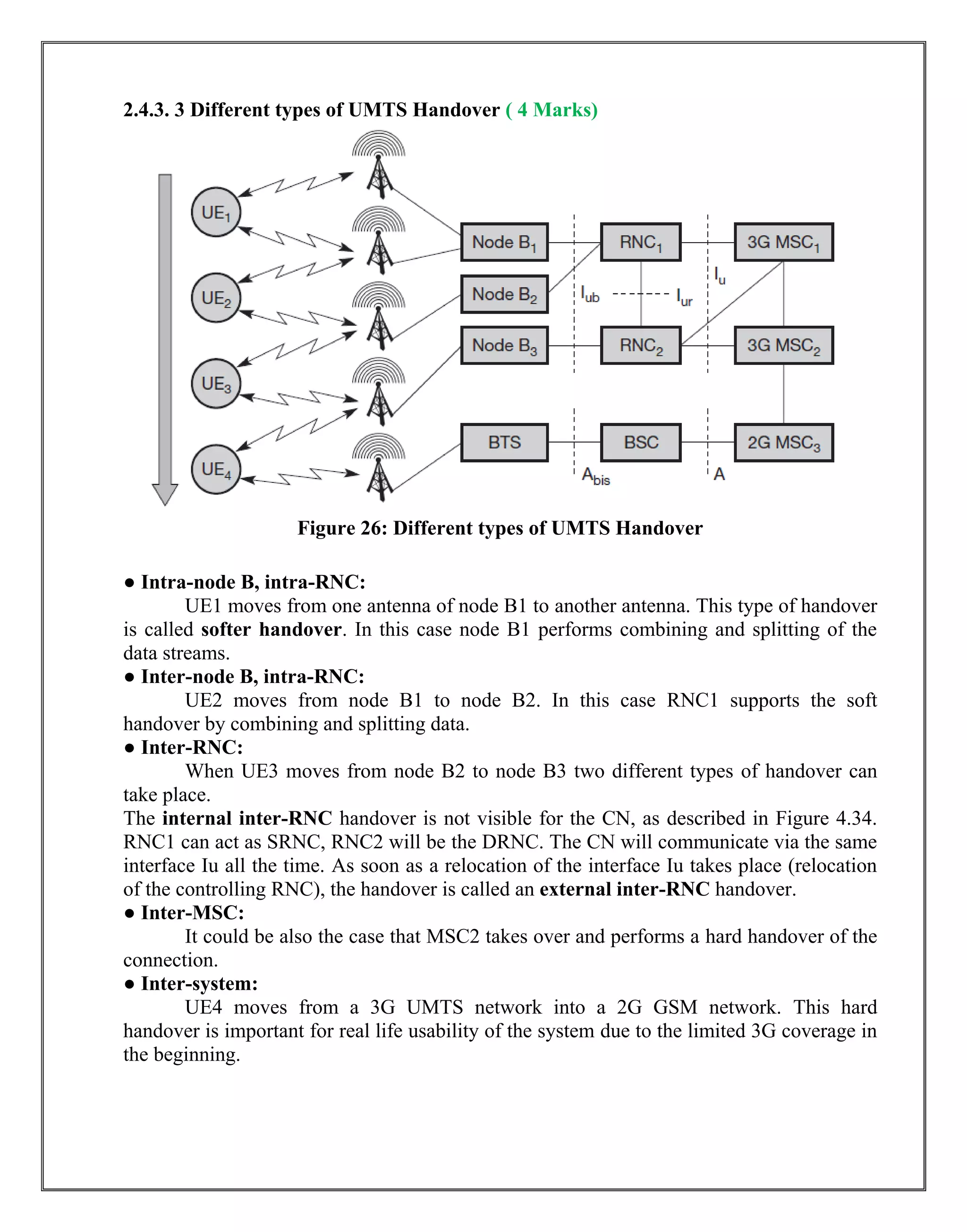 Unit II -Mobile telecommunication systems | PDF | Computer Networking | Computing