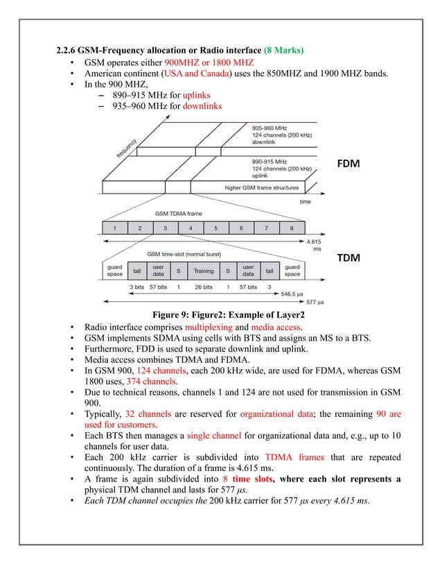 Unit II -Mobile telecommunication systems | PDF | Computer Networking | Computing