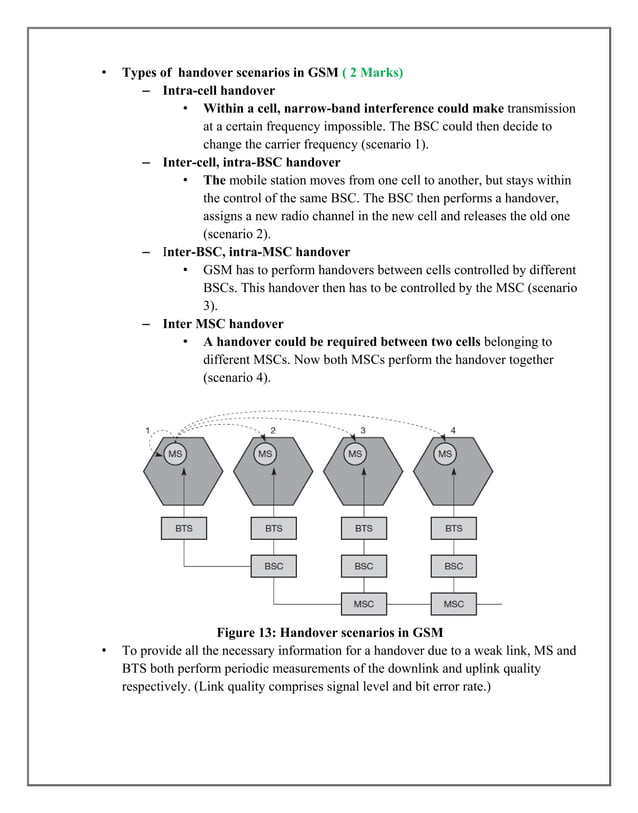 Unit II -Mobile telecommunication systems | PDF | Computer Networking | Computing