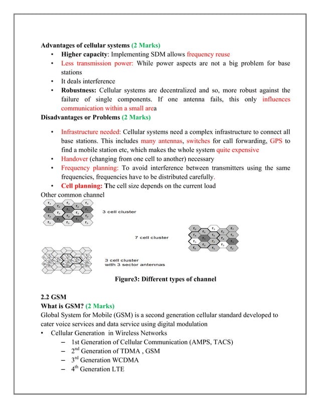 Unit II -Mobile telecommunication systems | PDF Unit II -Mobile telecommunication systems | PDF