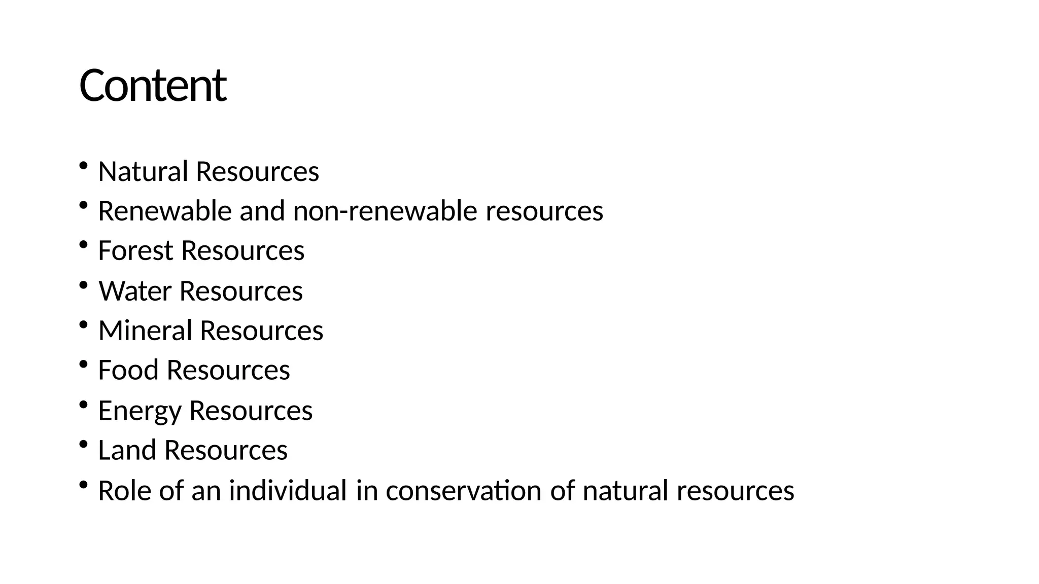 Environmental and Ecology Unit - II - Natural Resources.pptx