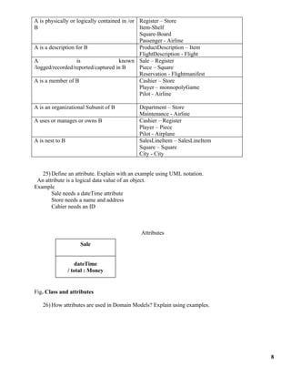 Unit ii-ooad-notes-revision-1 | PDF