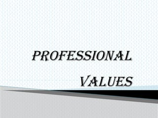 UNIT-II-Professional-Value. presentation | PPTX