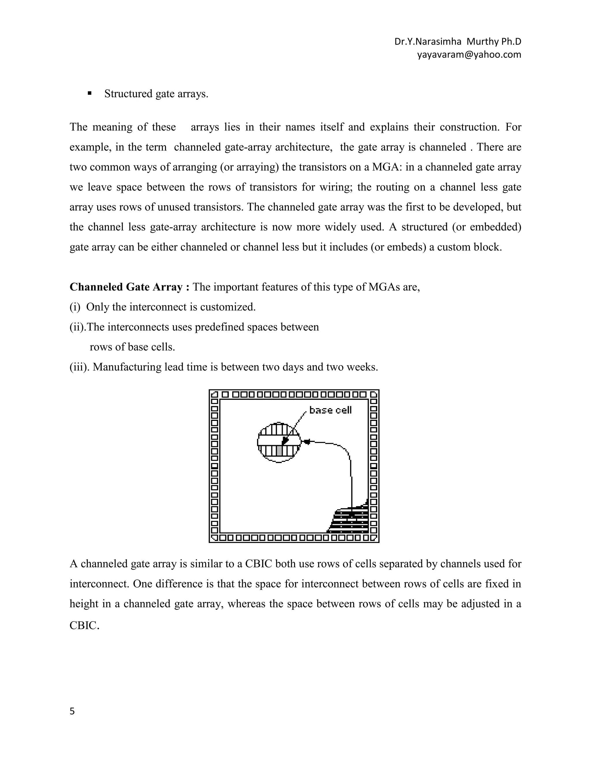 Semi Custom Integrated Circuit Design | DOCX
