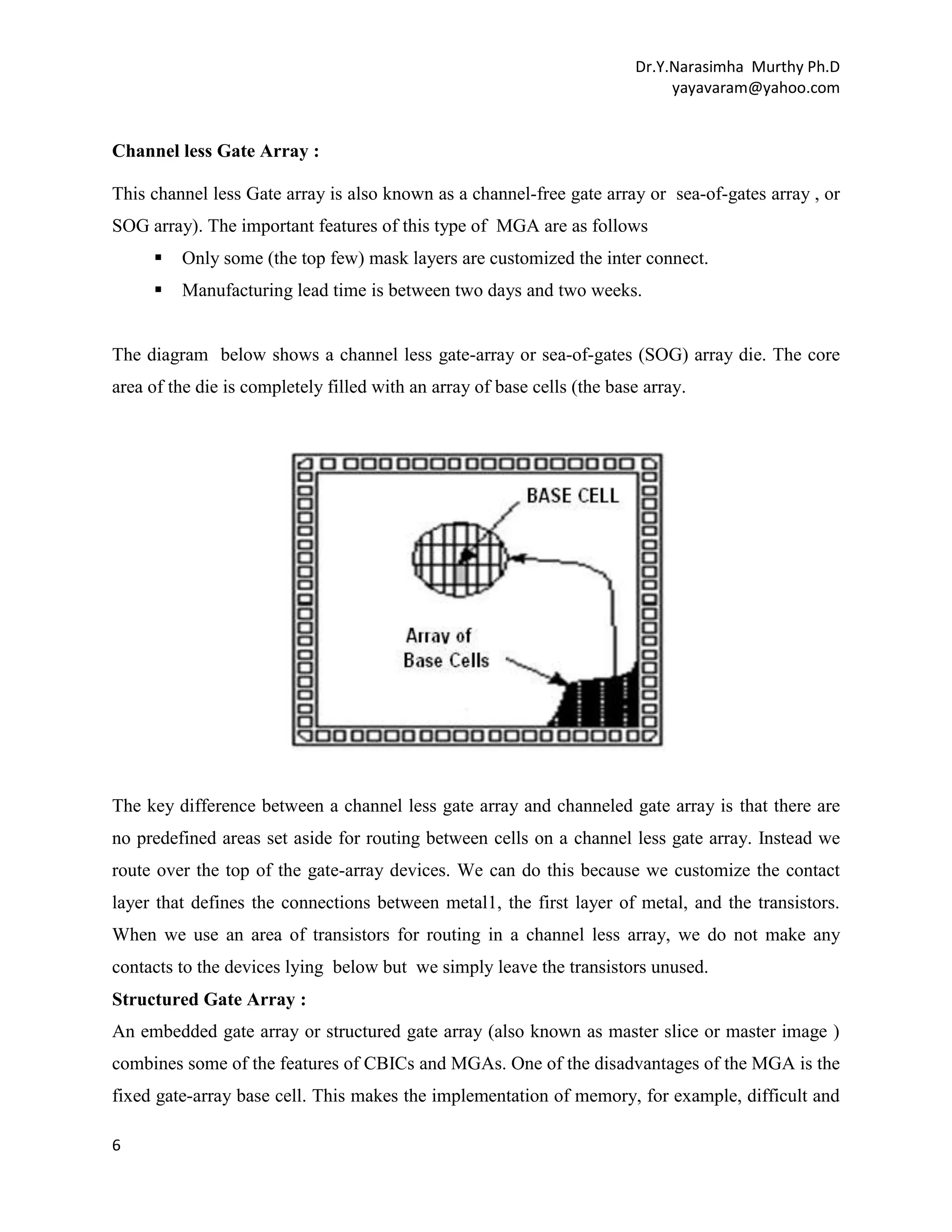 Semi Custom Integrated Circuit Design | DOCX