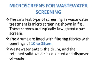 UNIT-II-WASTE WATER TREATMENT PROCESSES.pptx