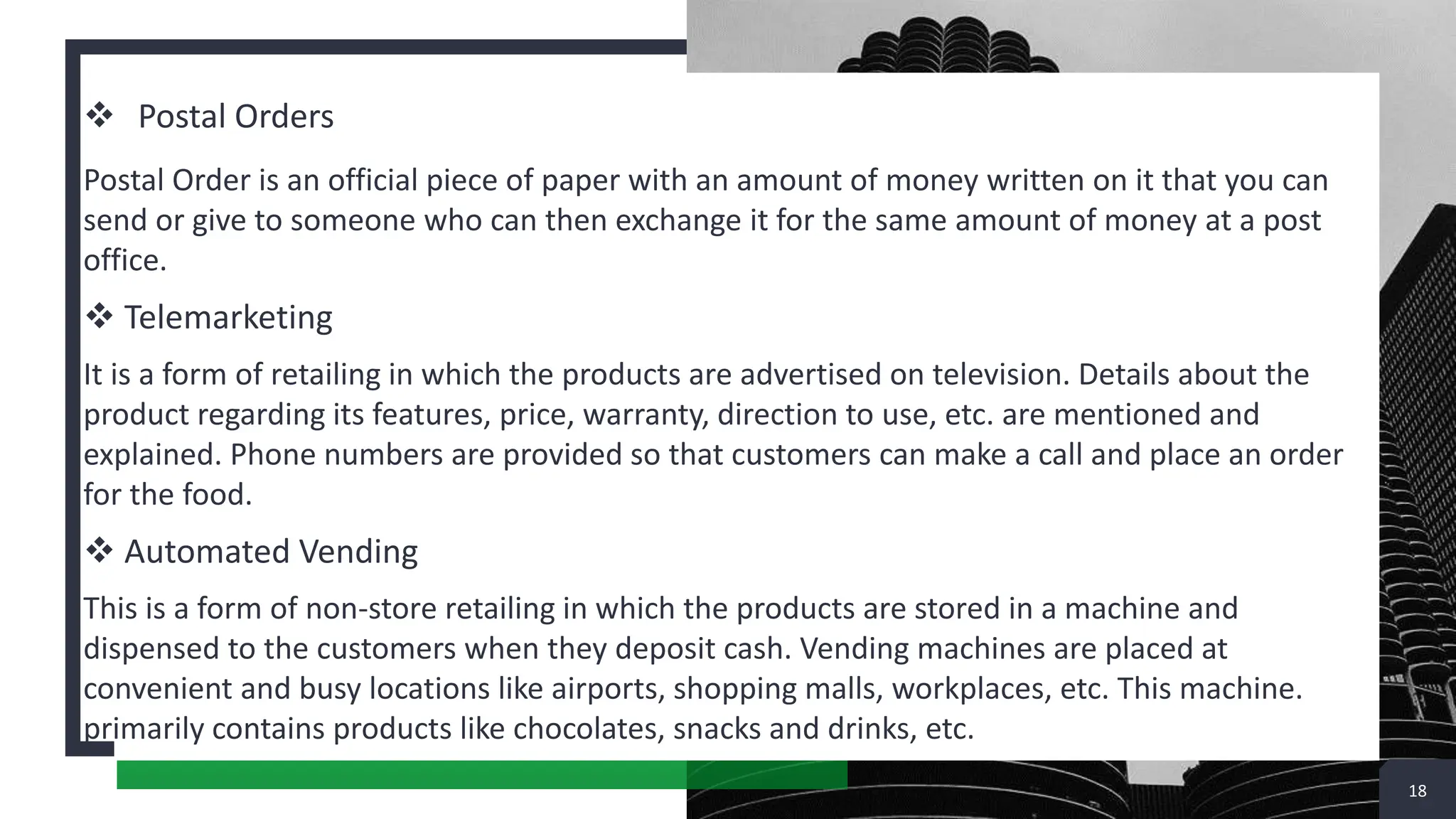 Traditional and modern formats of retail business | PPTX