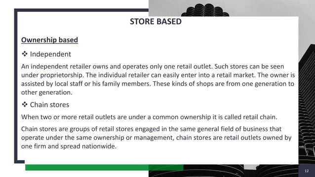 Traditional and modern formats of retail business | PPTX | Retail ...