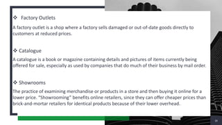 Traditional and modern formats of retail business | PPTX