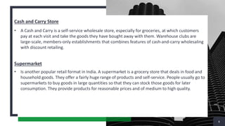 Traditional and modern formats of retail business | PPTX