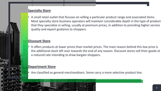 Traditional and modern formats of retail business | PPTX | Retail ...