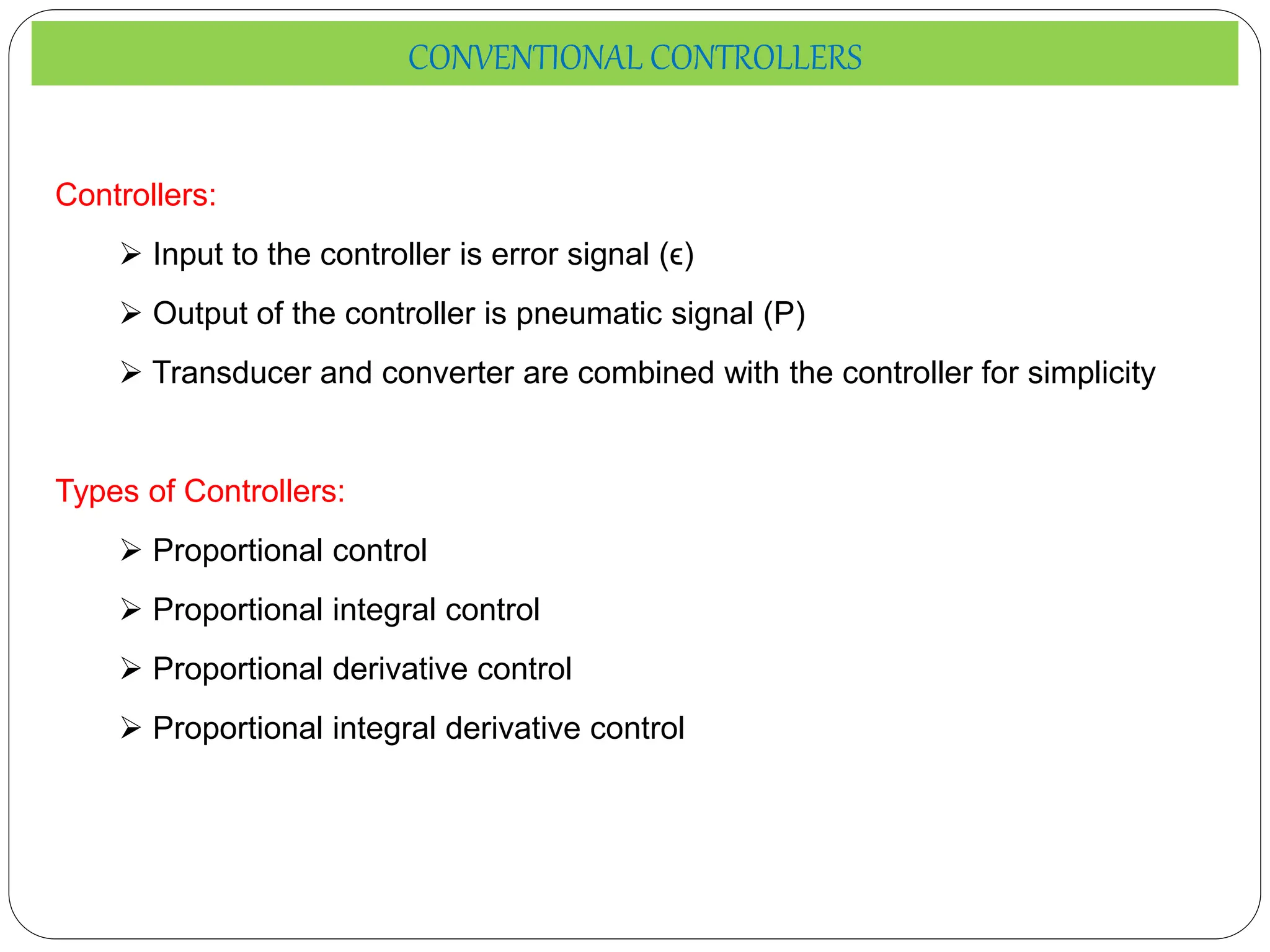 Closed loop control systems block diagrams | PPTX