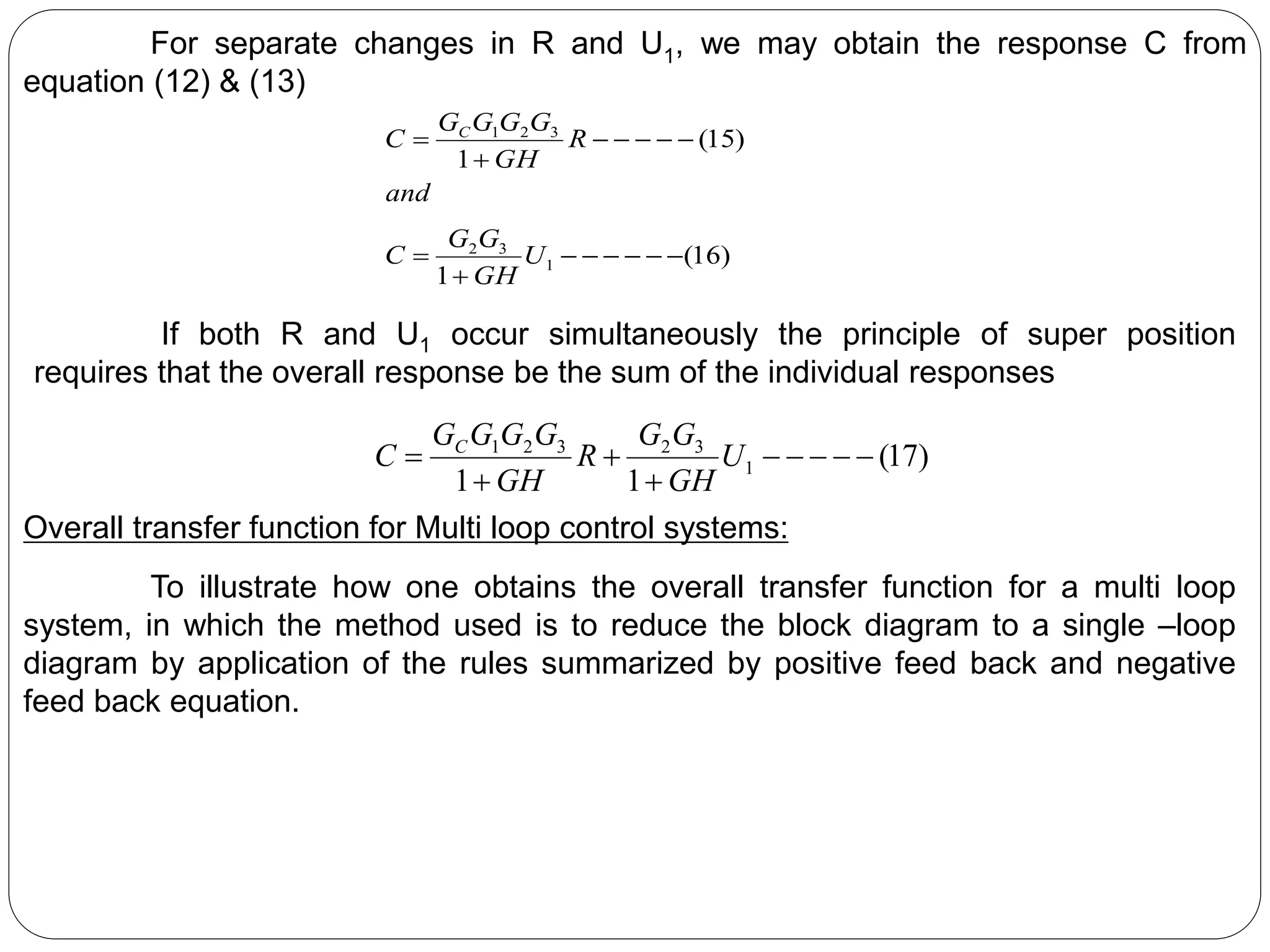Closed loop control systems block diagrams | PPTX