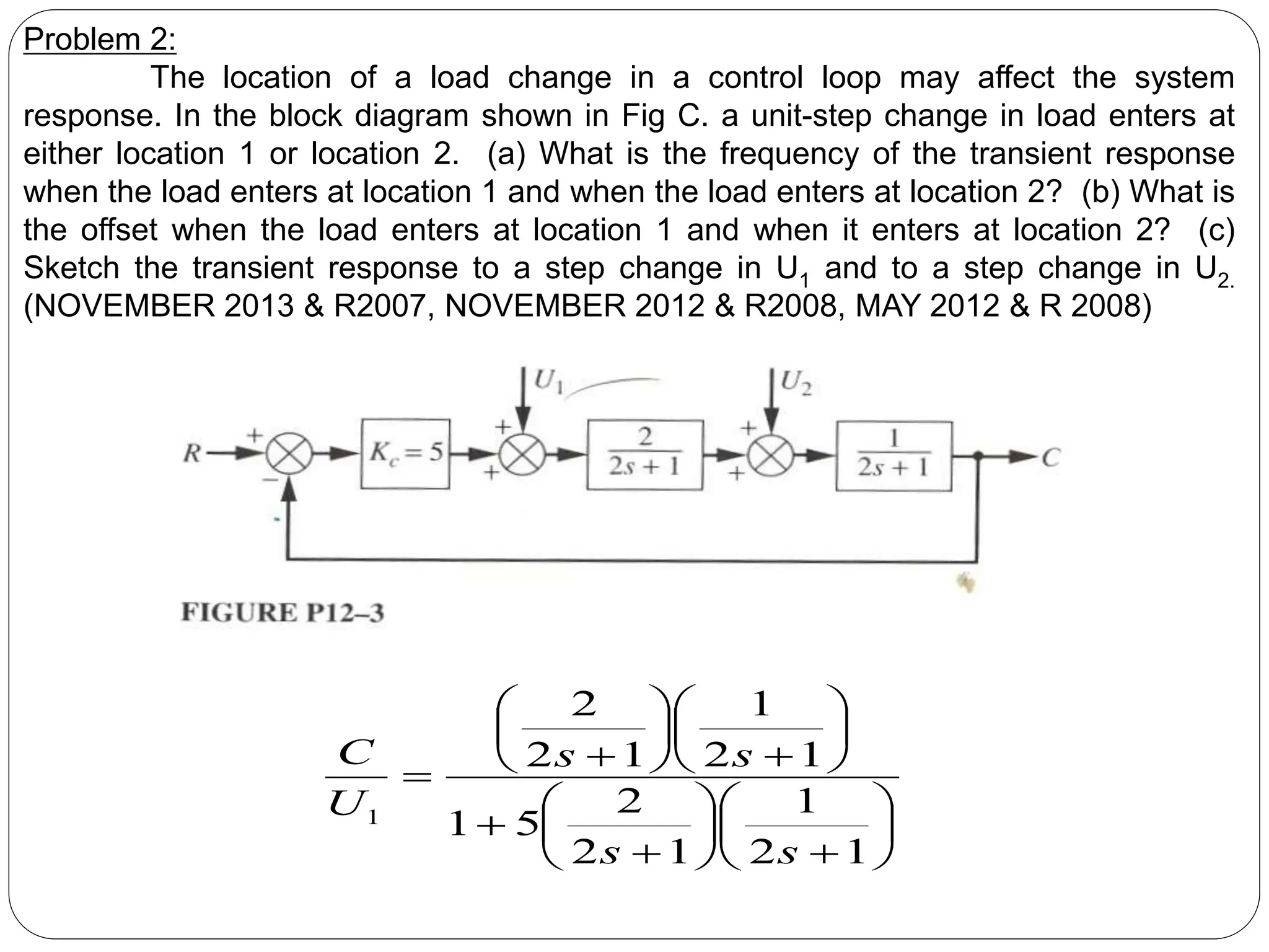 Closed Loop Control Systems Block Diagrams Ppt 1918
