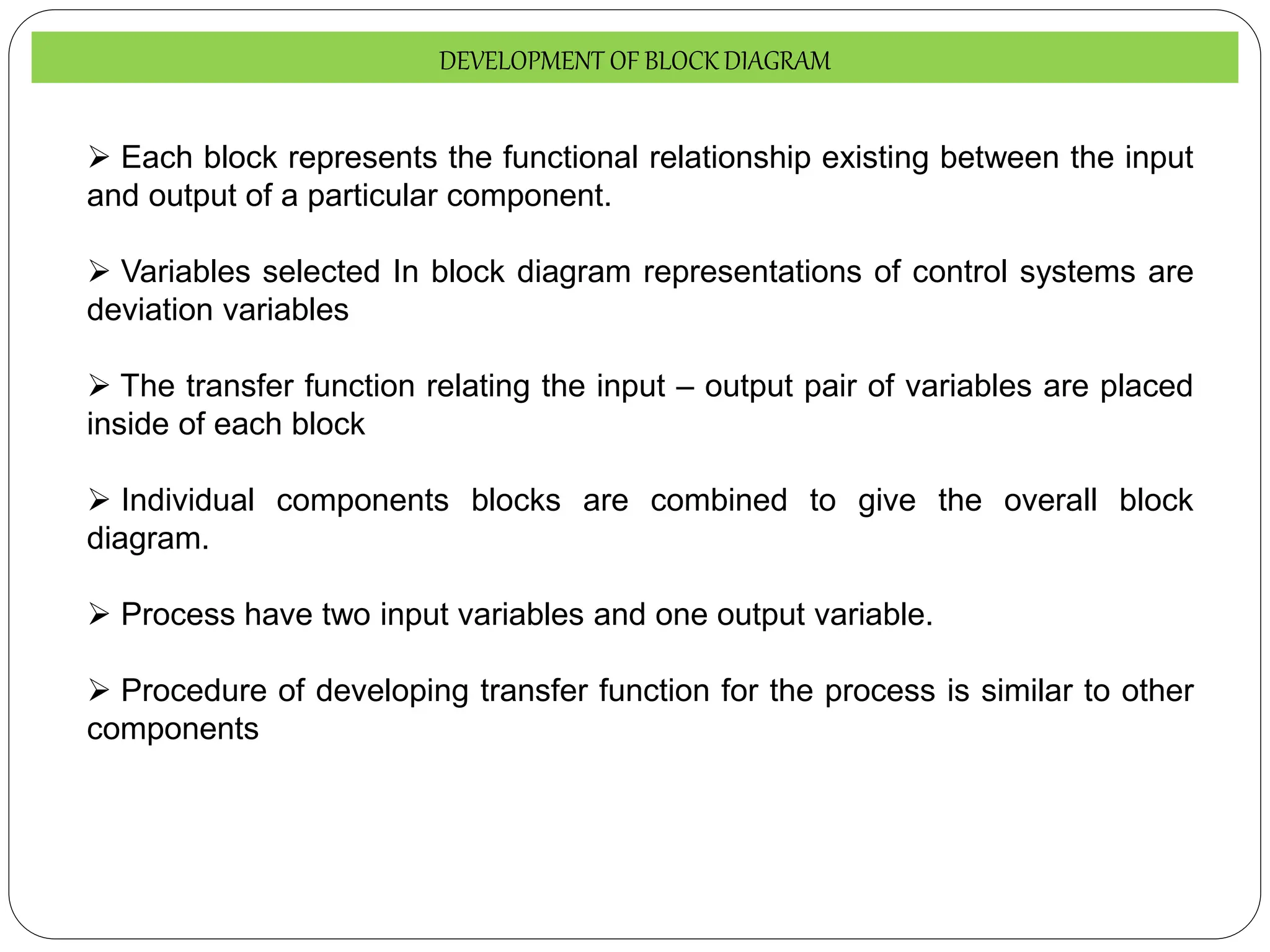 Closed loop control systems block diagrams | PPTX