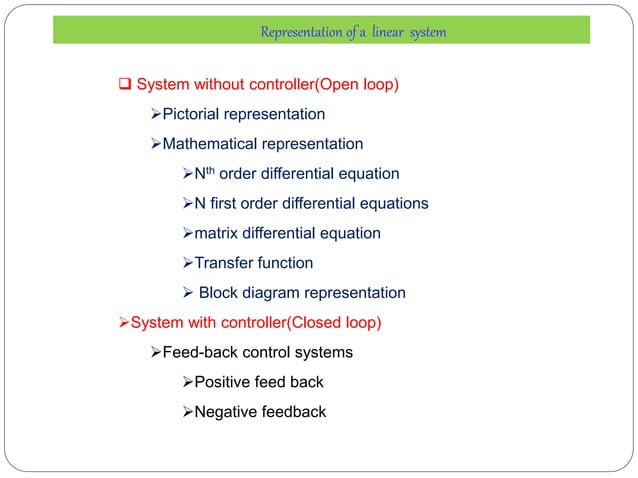 Closed loop control systems block diagrams | PPTX