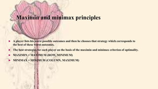 Unit II A - Game Theory | PPTX | Board Games and Puzzles | Games and ...