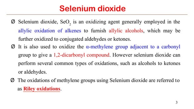 INORGANIC REAGENTS FOR ORGANIC SYNTHESIS | PPT