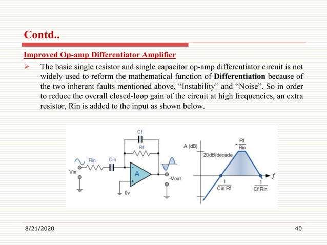 Unit-II Applications of Operational Amplifier | PPT