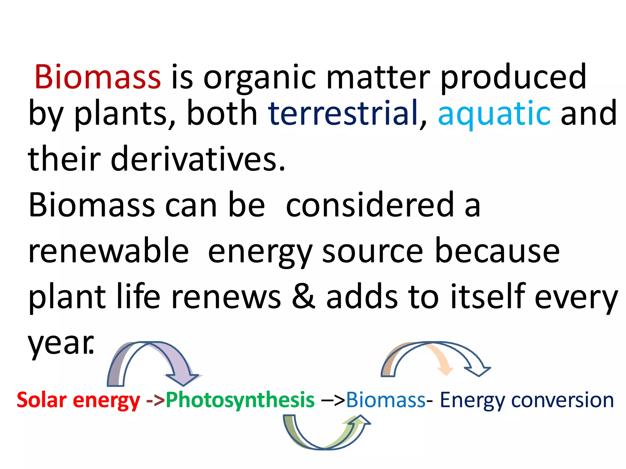 BioMass - Generation and Utilization | PPTX