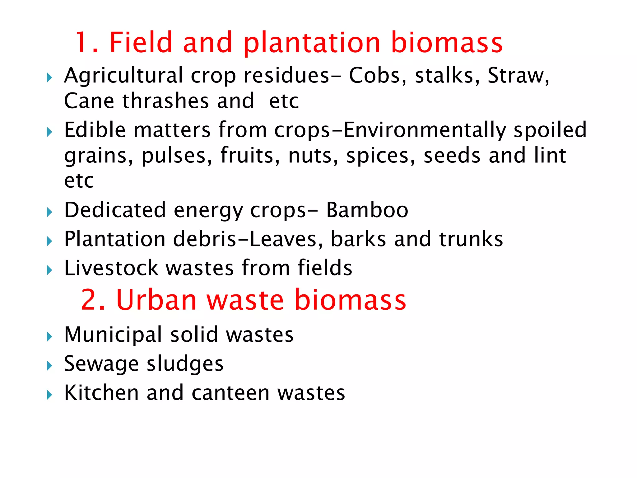 BioMass - Generation and Utilization | PPTX