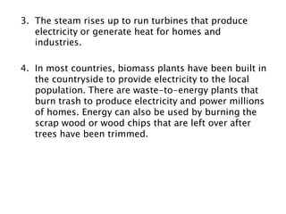 BioMass - Generation and Utilization | PPTX