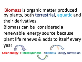 BioMass - Generation and Utilization | PPTX