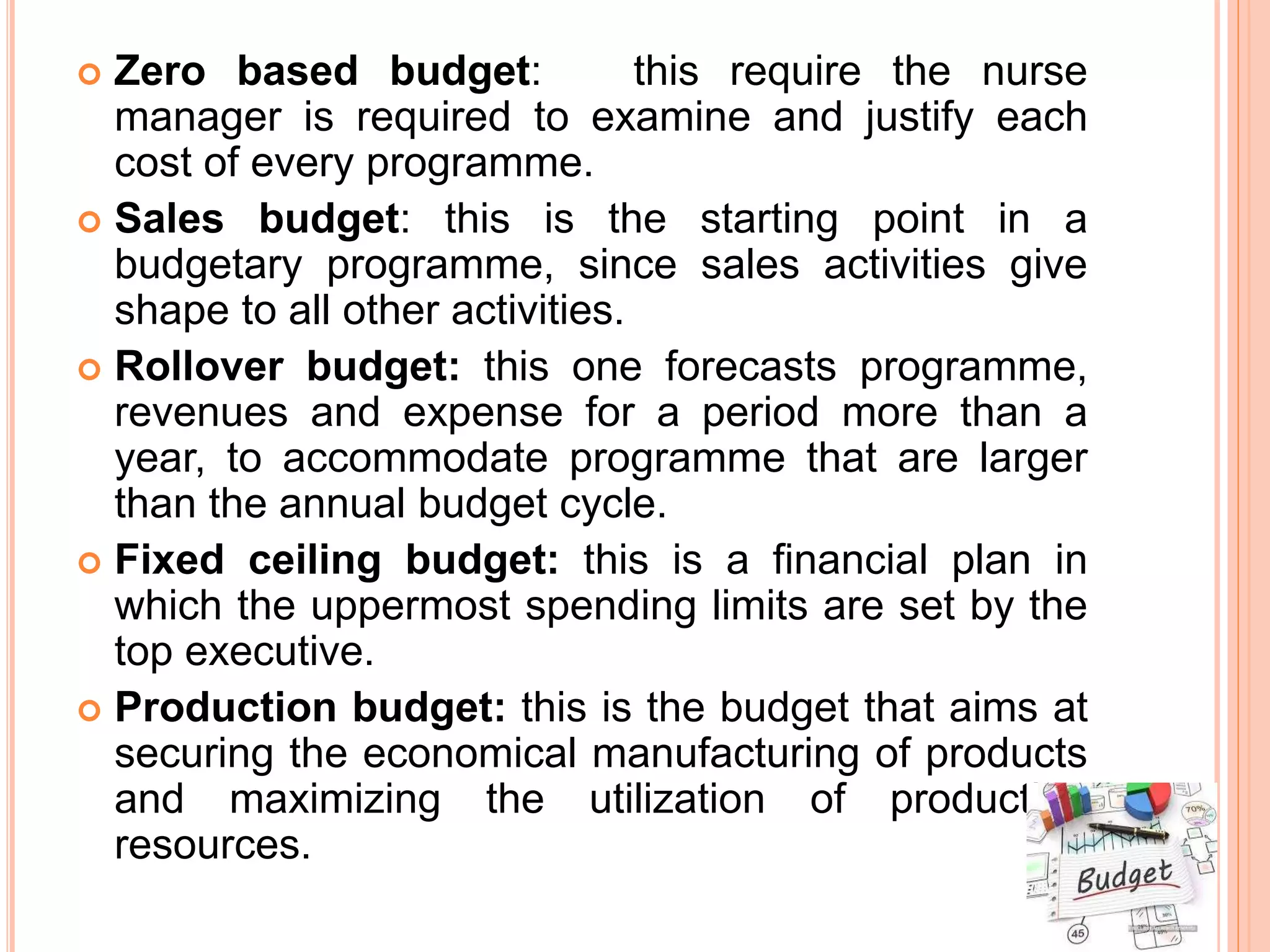 Budgeting in nursing | PPTX