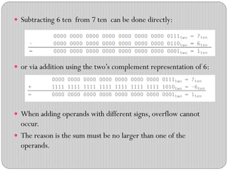 Unit ii ca--arithmetic | PPT