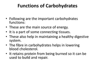 UNIT- II CARBOHYDRATES PPT FOR SEM IInd SEM | PPTX
